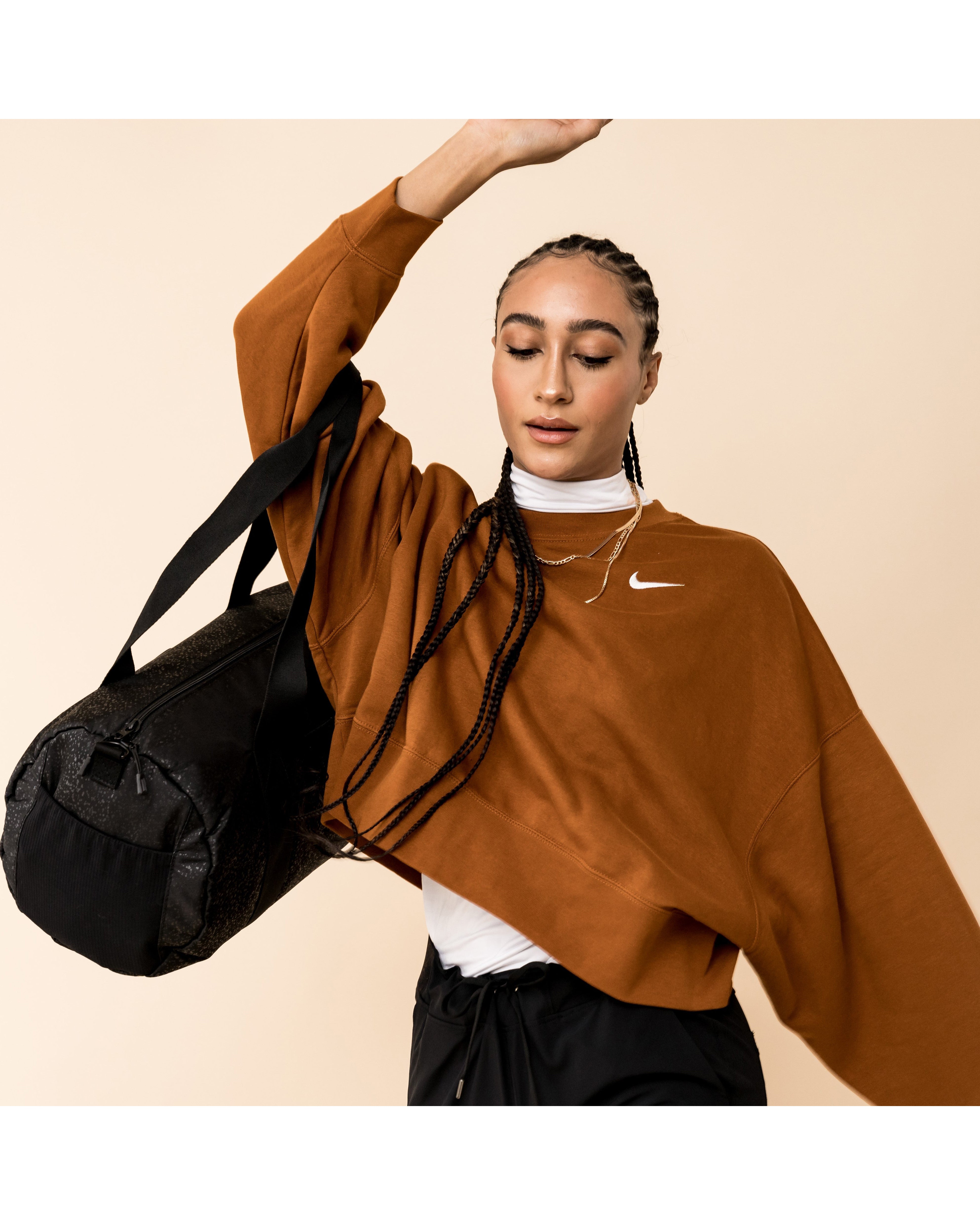 Vooray Iconic Barrell Duffel Bag - Black Foil – Fearless Wanaka