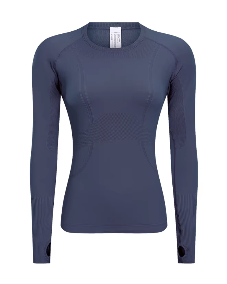 Fearless Club Inspire Long Sleeve Top - Blue – Fearless Wanaka