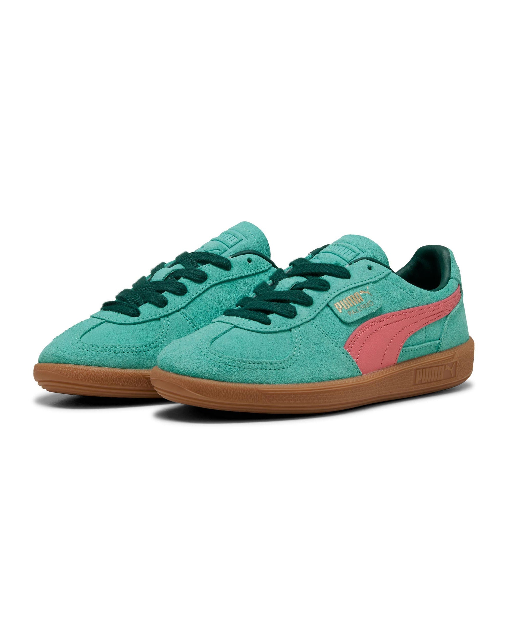 Puma Palermo Leather Sneaker - Aquatic/Dark Myrtle – Fearless Wanaka